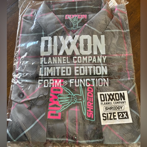 DIXXON | Shirts | Nwt 2xl Dixxon Limited Edition Shreddy 224 Flannel ...